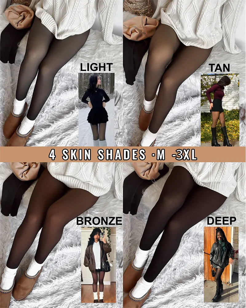Translucent Fleece Lined Tights – Frye Bra