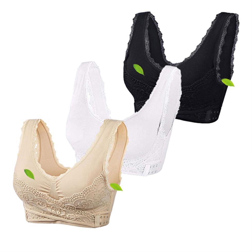 Cara Mia Bra Front Cross Adjustable Side Buckle Lace Bra – Frye Bra