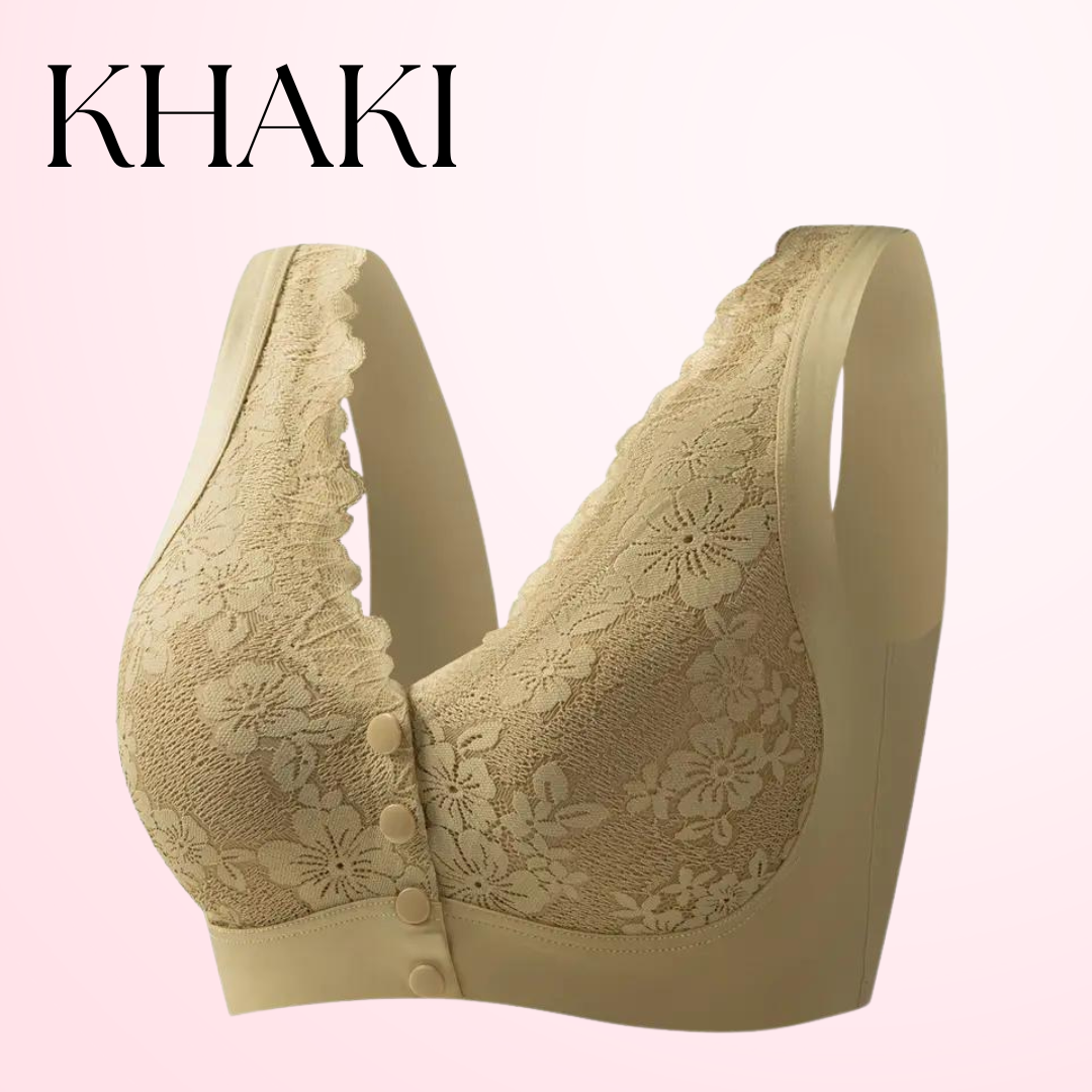 AiryCharm - Zero Feel Lace Full Coverage Front Closure Bra – Frye Bra