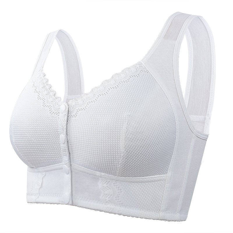 Moona Bra Front Closure Breathable Bras For Seniors – Frye Bra