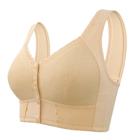 Moona Bra Front Closure Breathable Bras For Seniors – Frye Bra